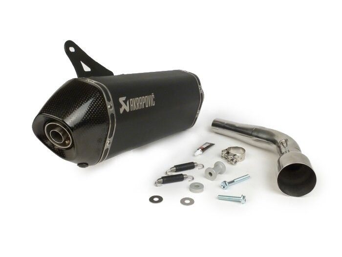 Izpuh Akrapović Slip-On Black Vespa GTS- GTV 125-300 I.E – FrcoMoto ...